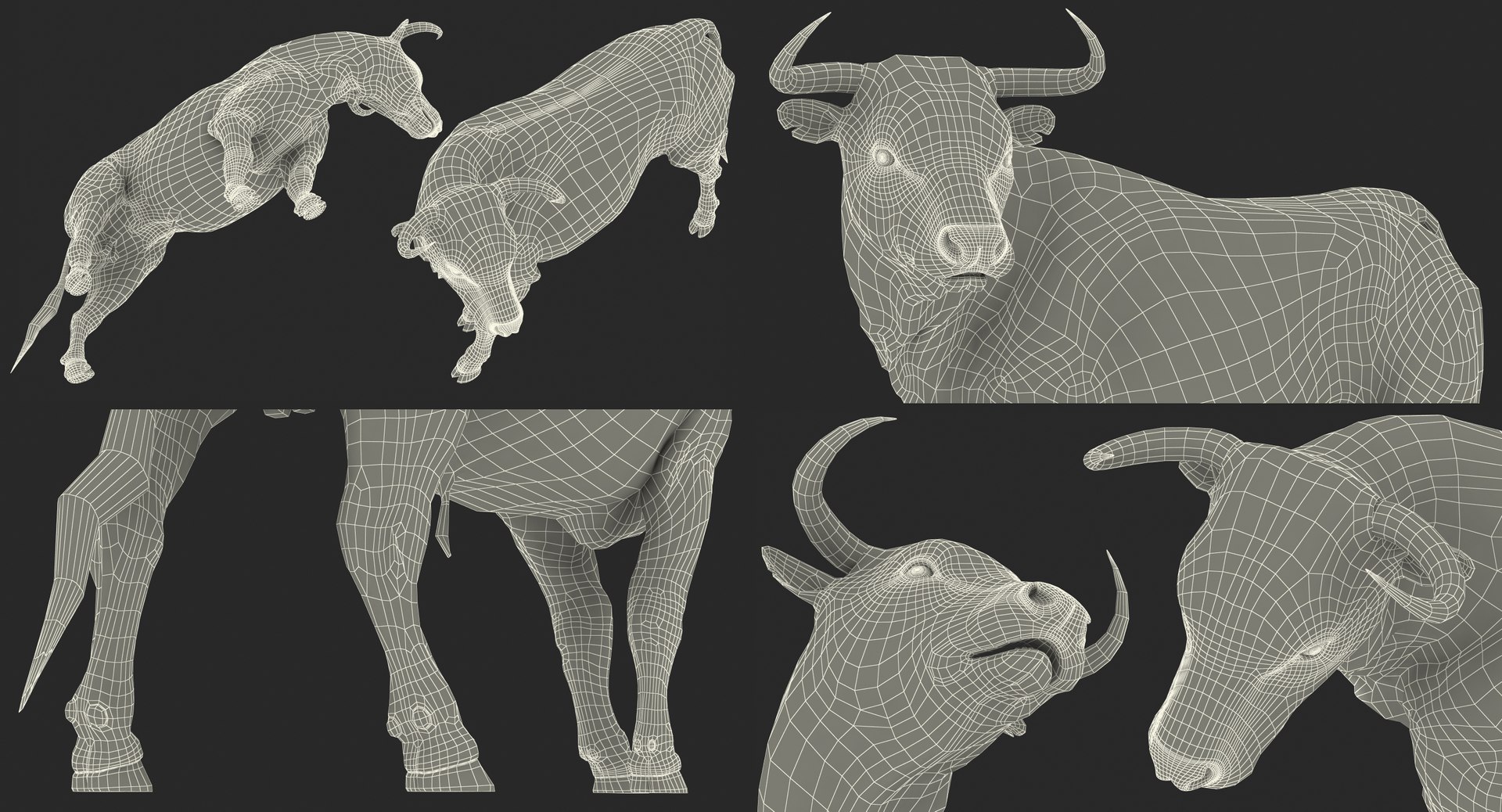 3D model bull standing pose - TurboSquid 1215642