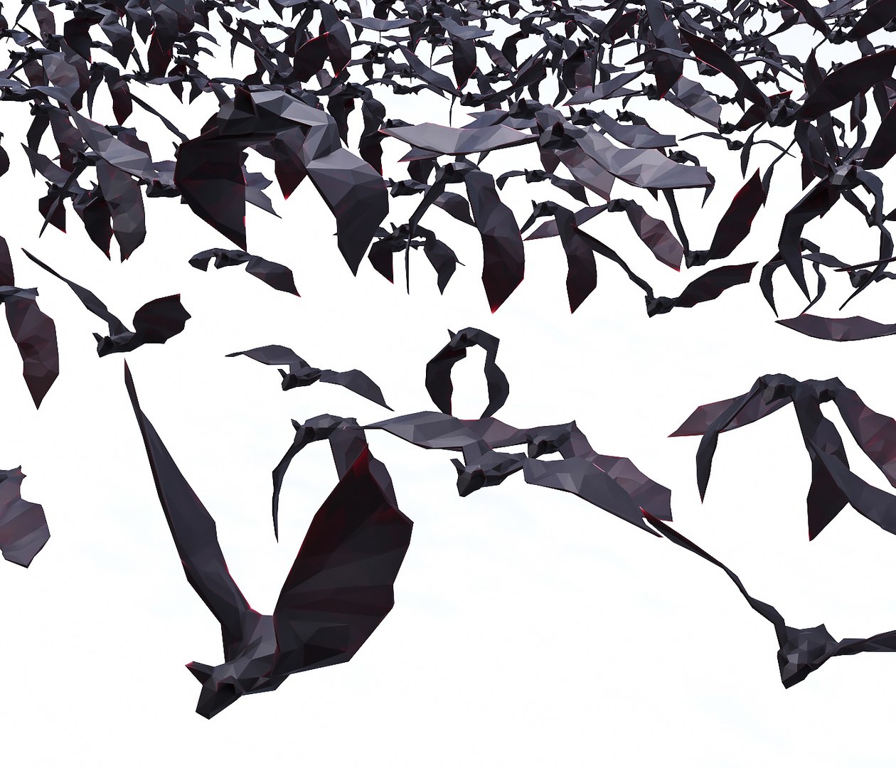 Bat Poses Flying 11 3D Model - TurboSquid 1365843