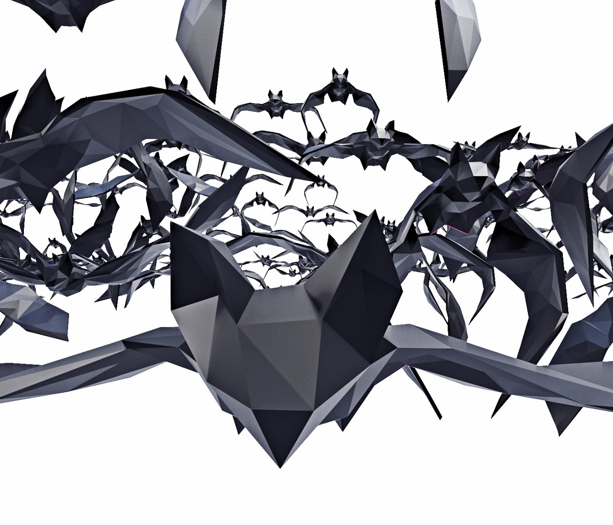 Bat Poses Flying 11 3D Model - TurboSquid 1365843