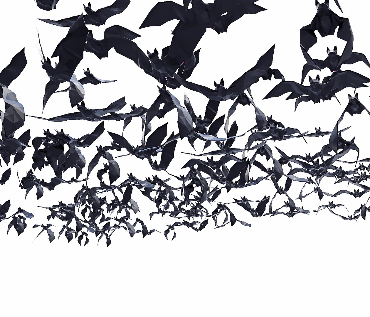 Bat Poses Flying 11 3D Model - TurboSquid 1365843