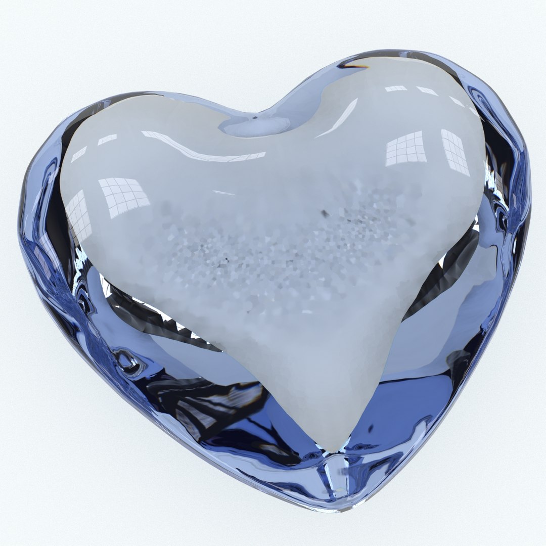 3D Model Set Heart Shaped Gemstone - TurboSquid 1389978
