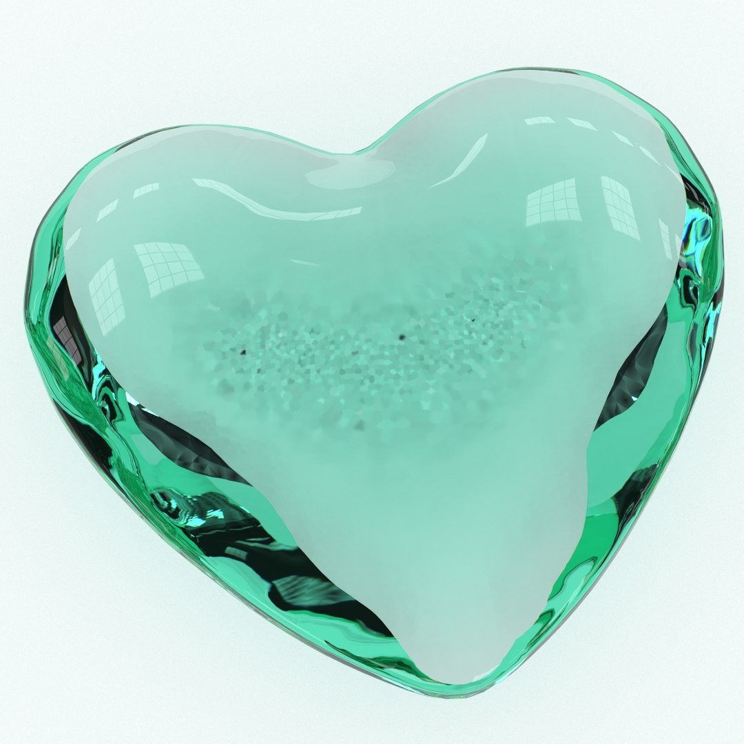 3D Model Set Heart Shaped Gemstone - TurboSquid 1389978
