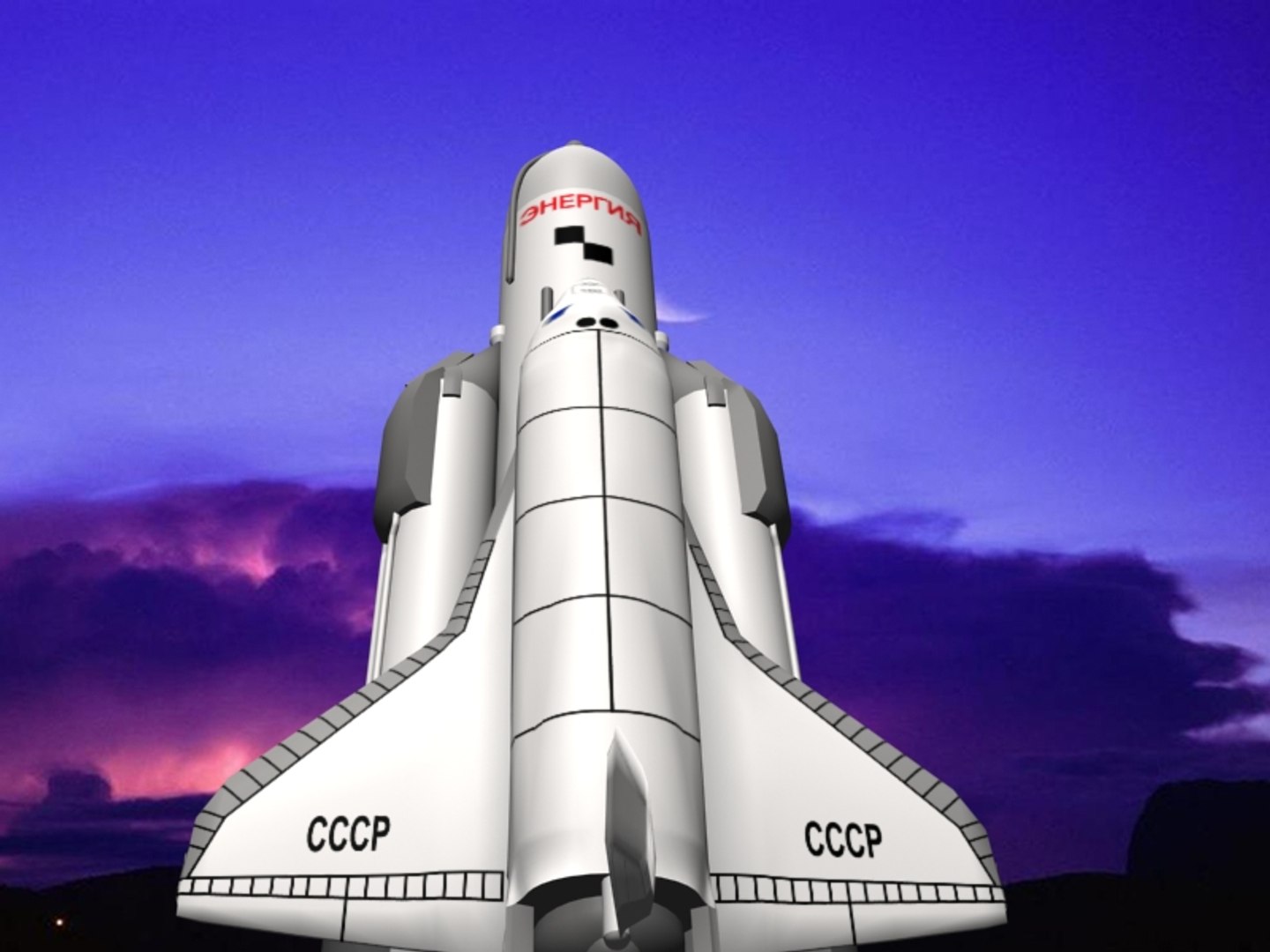 Space Buran 3d Max