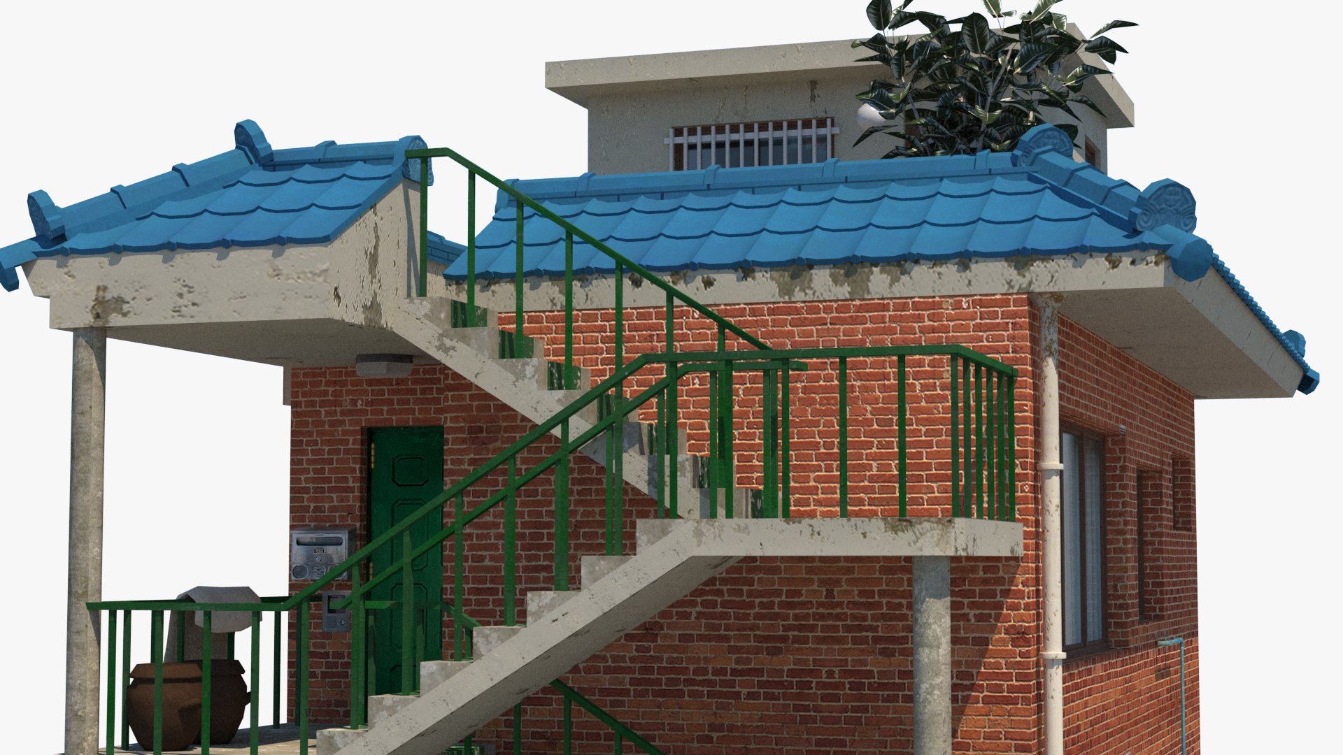 Bongcheon-dong Building 3D model - TurboSquid 1964365
