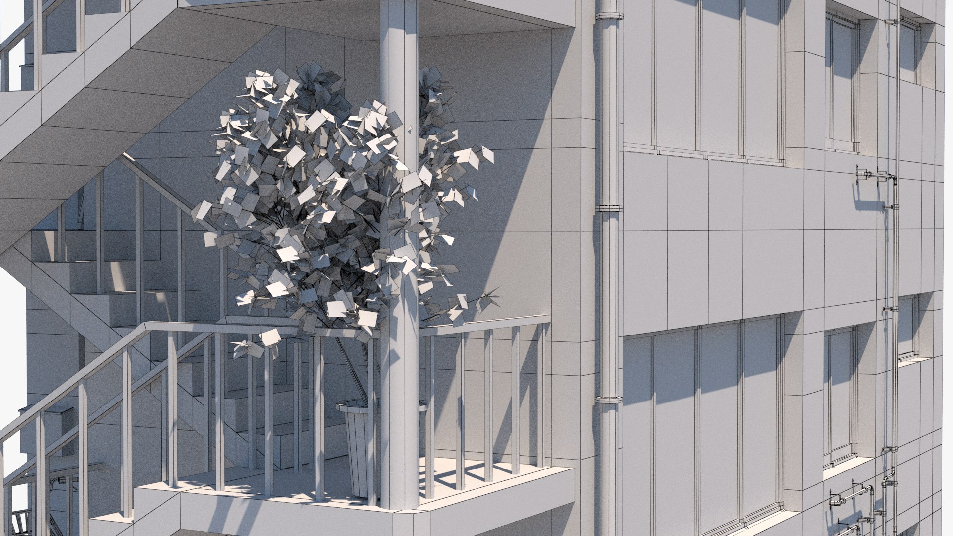 Bongcheon-dong Building 3D model - TurboSquid 1964365