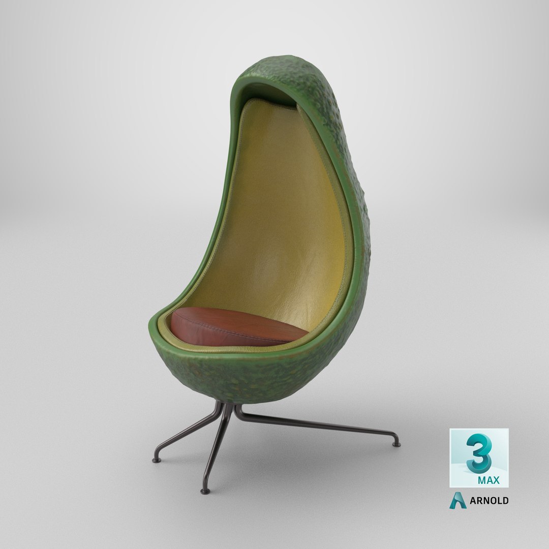 Avocado Chair Model - TurboSquid 1382055