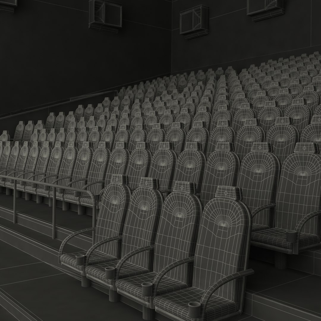 3d Imax Theatre Interior Model