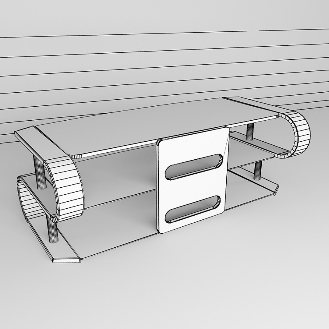 3d Tv Stand Model