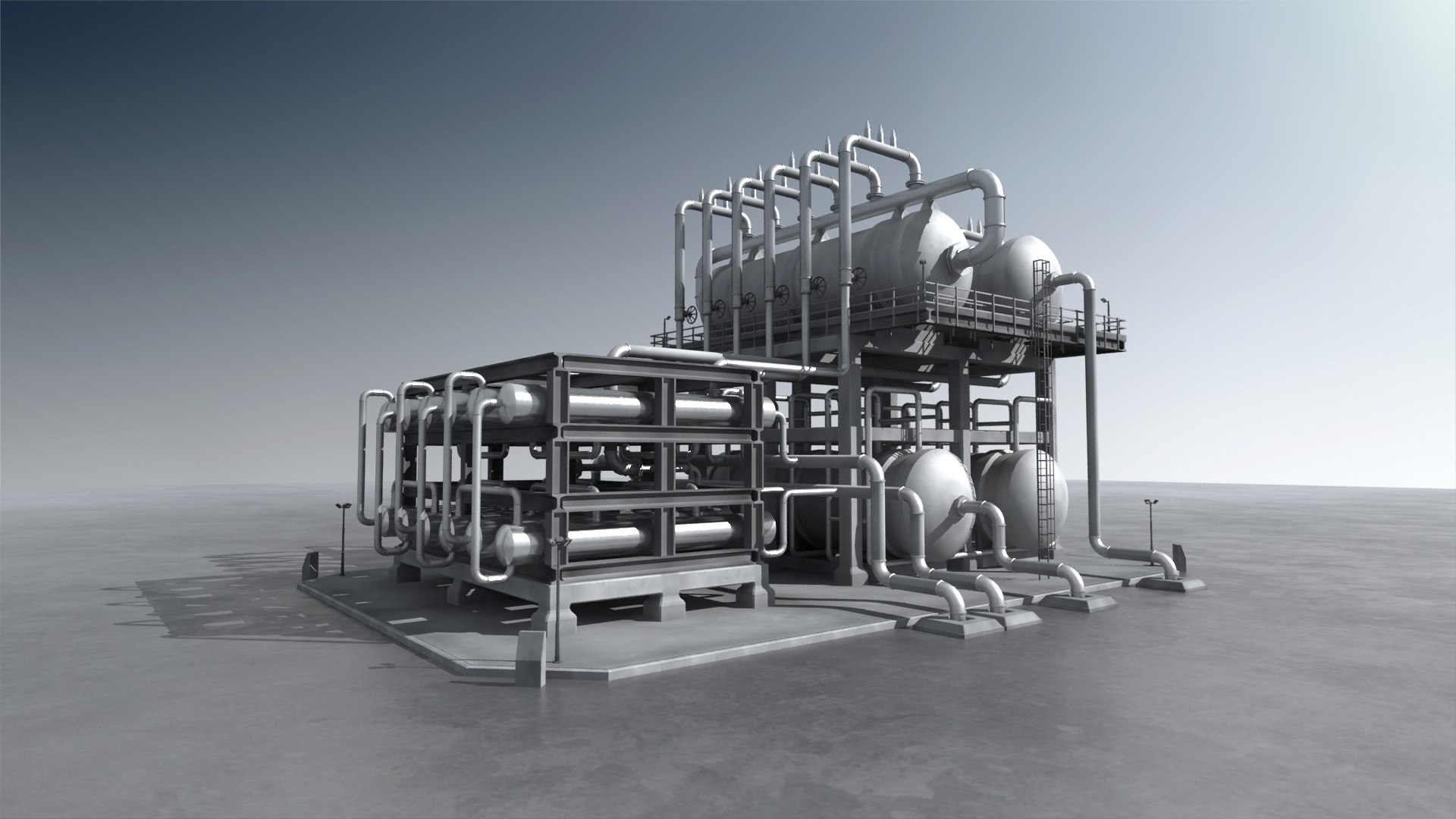 Metal Refinery Part 10 3D Model - TurboSquid 2049791