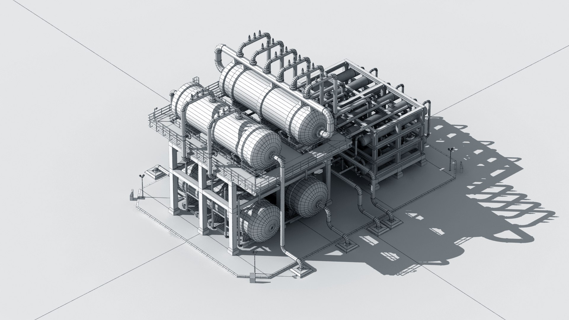 Metal Refinery Part 10 3D Model - TurboSquid 2049791