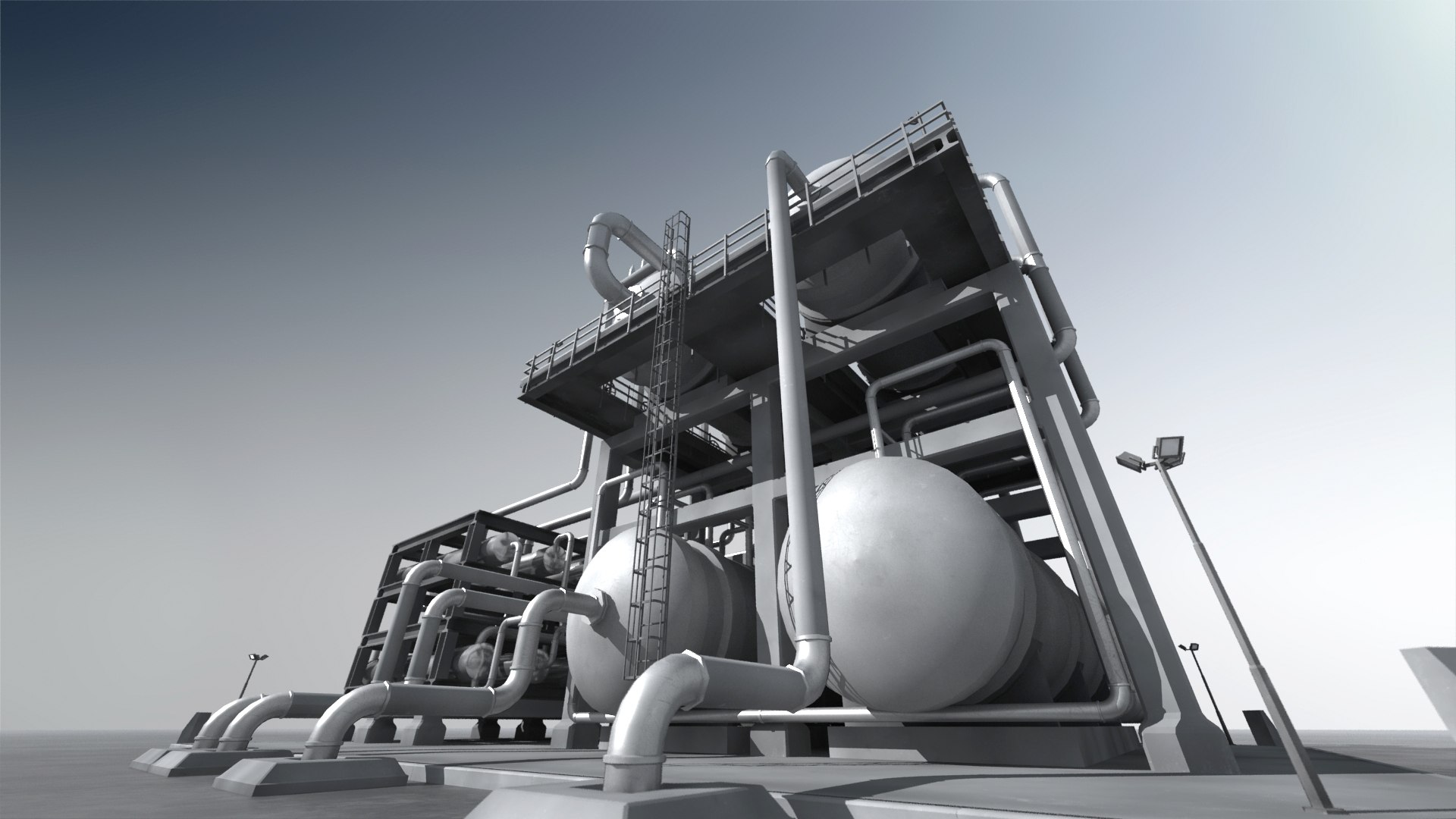 Metal Refinery Part 10 3D Model - TurboSquid 2049791