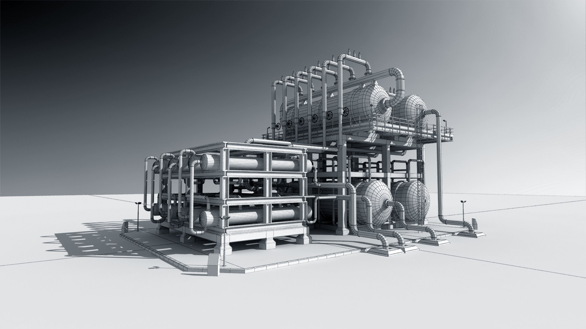 Metal Refinery Part 10 3D Model - TurboSquid 2049791