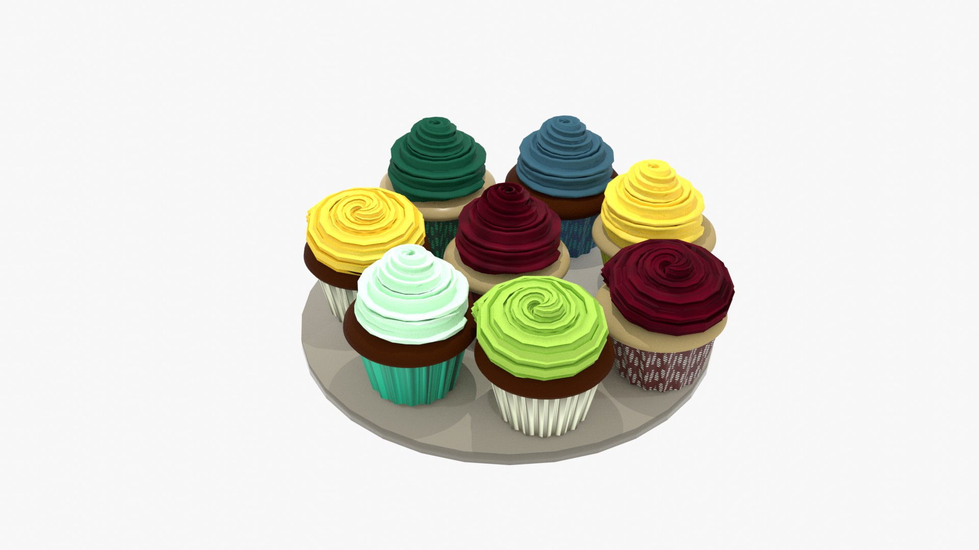 3D Cupcakes - TurboSquid 2132506