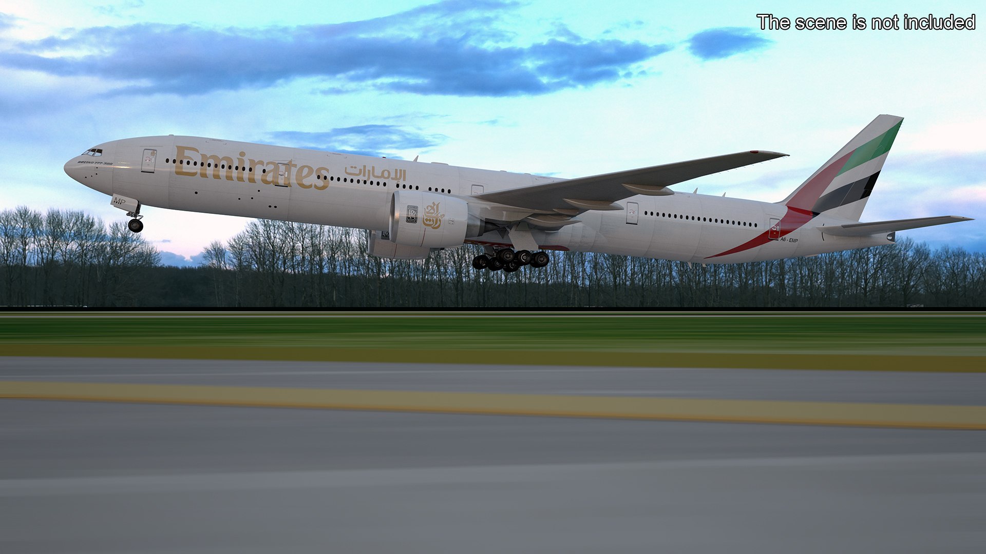 Boeing 777 Emirates Airlines Model - TurboSquid 2343768