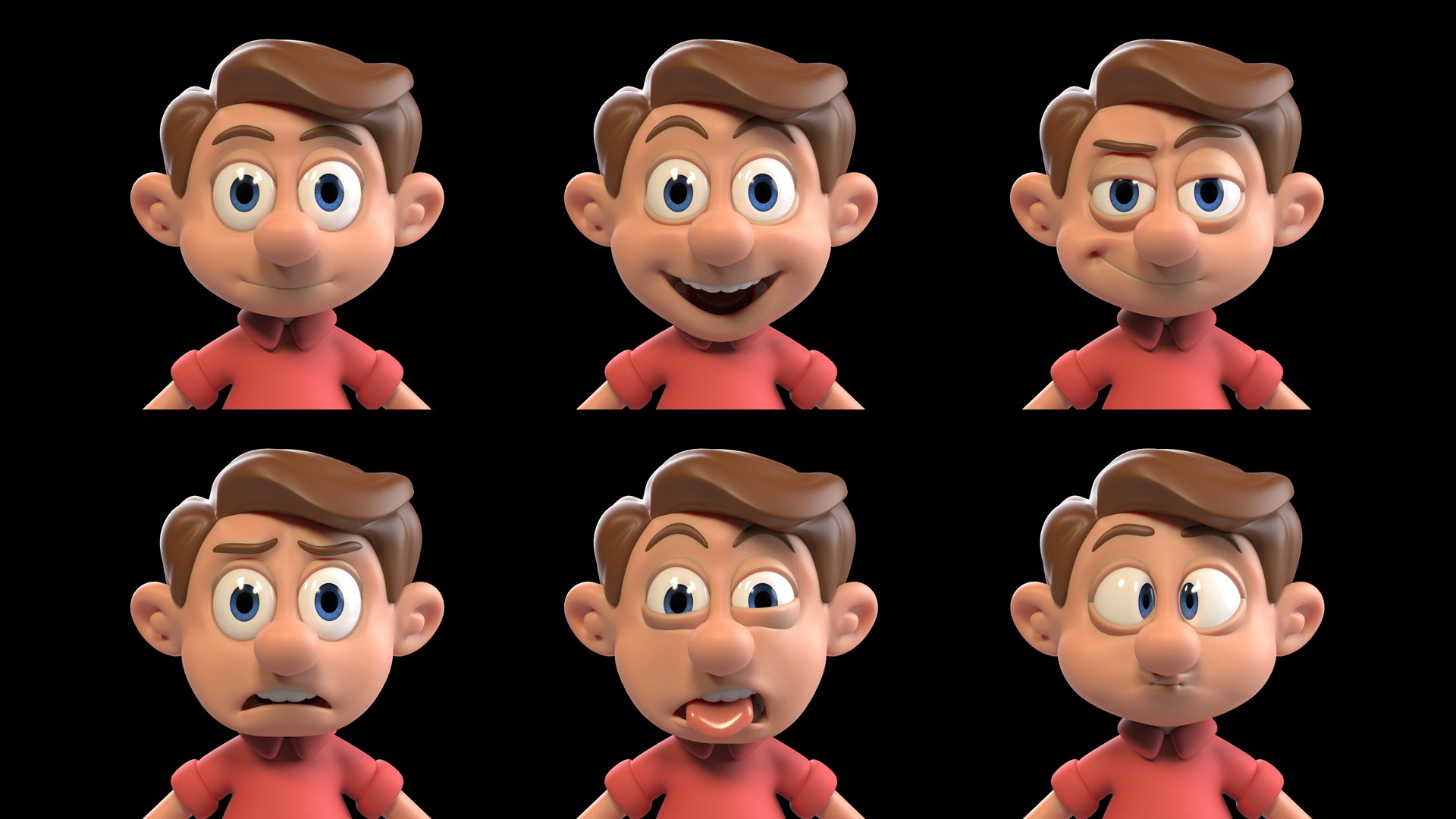 Cartoon Character 3D Model - TurboSquid 1861641