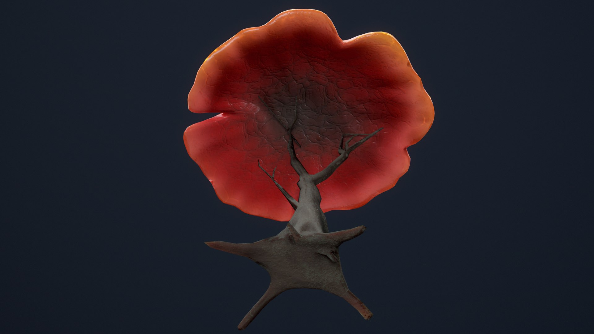 3D Alien Vegetation - Mushroom Tree 03 PBR Model - TurboSquid 1998080