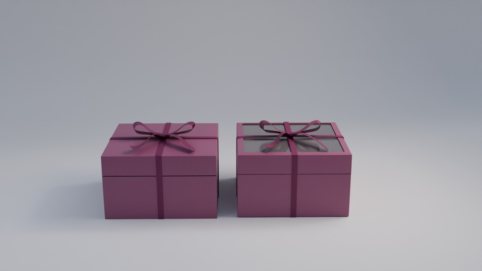 3D Model Gift Box Square Shape With Ribbon - TurboSquid 2234306
