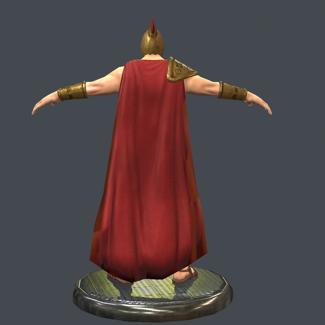 Human Male Gladiator 3D Model - TurboSquid 1286867