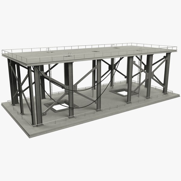 3D frame truss girder - TurboSquid 1271792