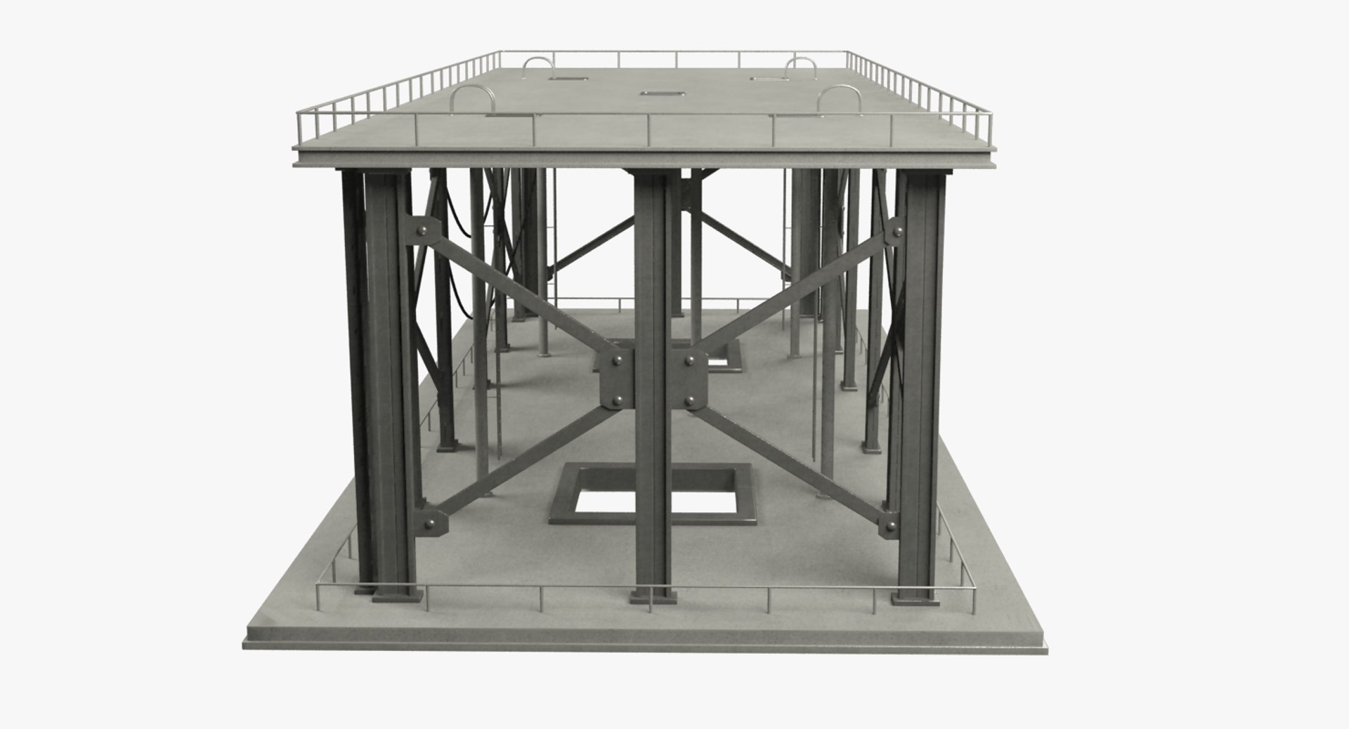 3D Truss Floor - TurboSquid 1271784