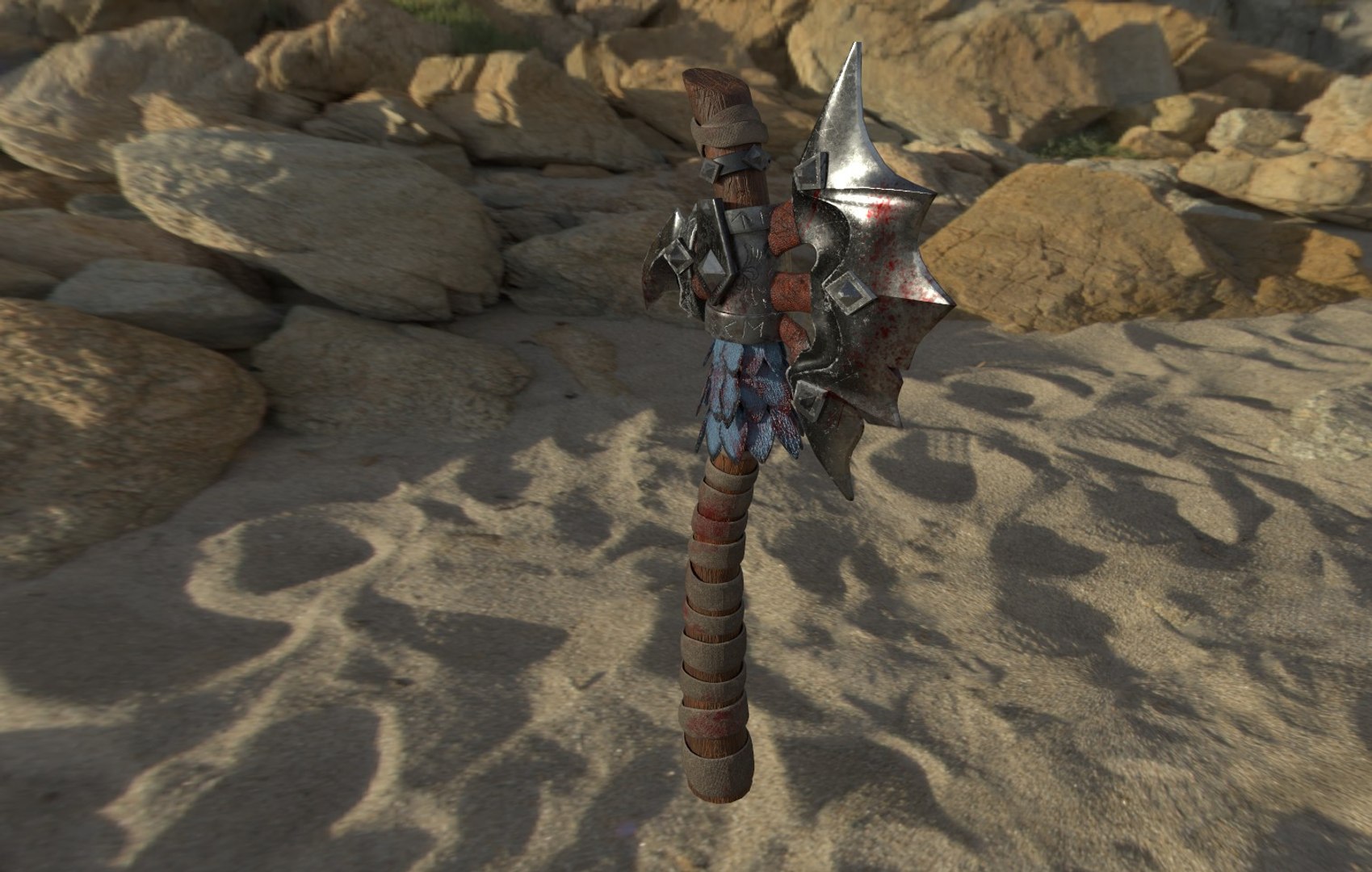 Dragora Axe World Of Warcraft 3D Model - TurboSquid 2338357