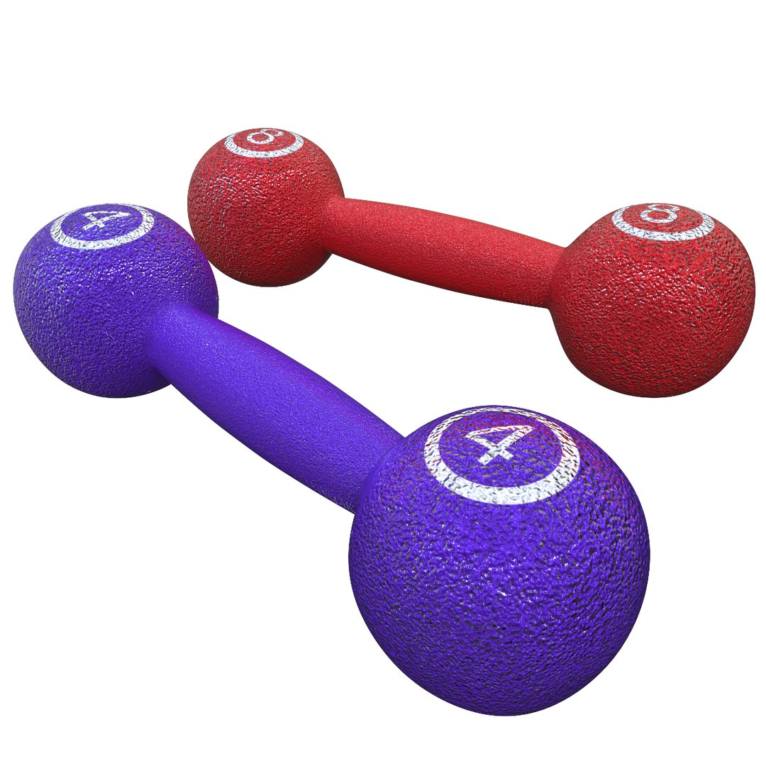 3ds dumbbells colors