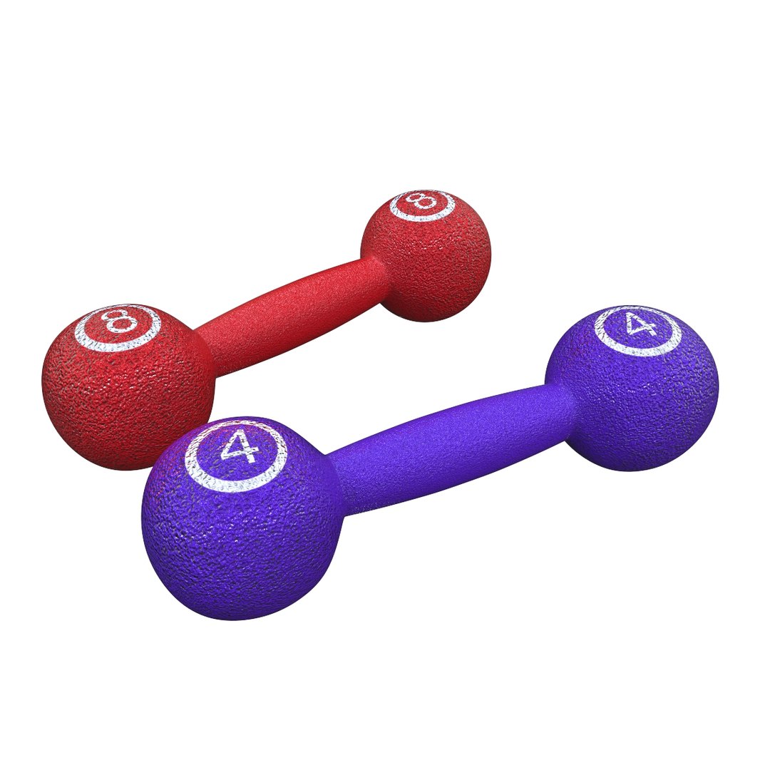 3ds dumbbells colors
