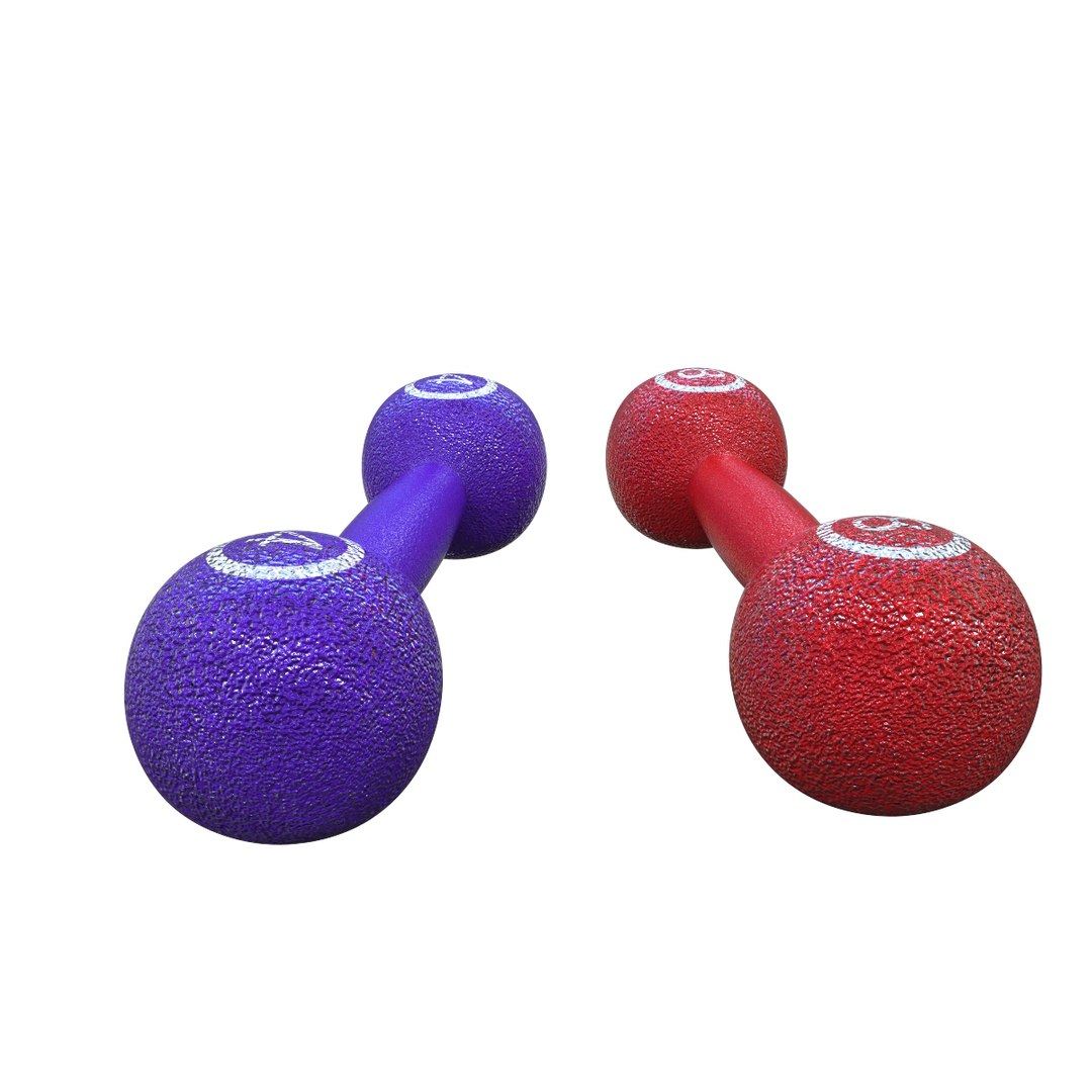 3ds dumbbells colors