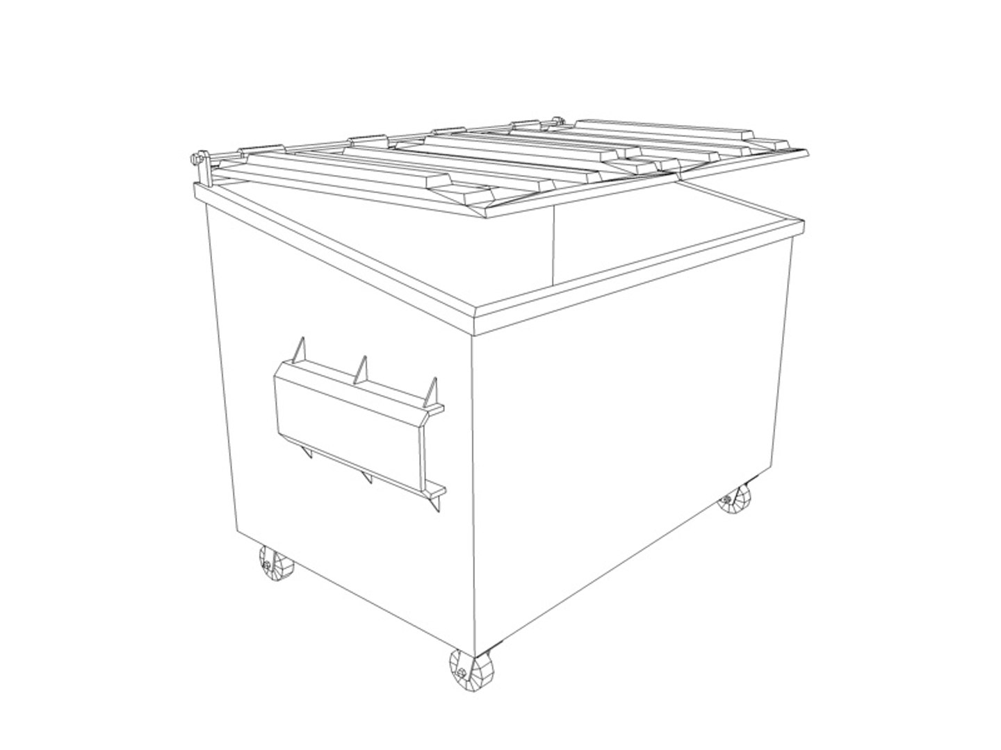 3D Dumpster Dump Model - TurboSquid 1155677