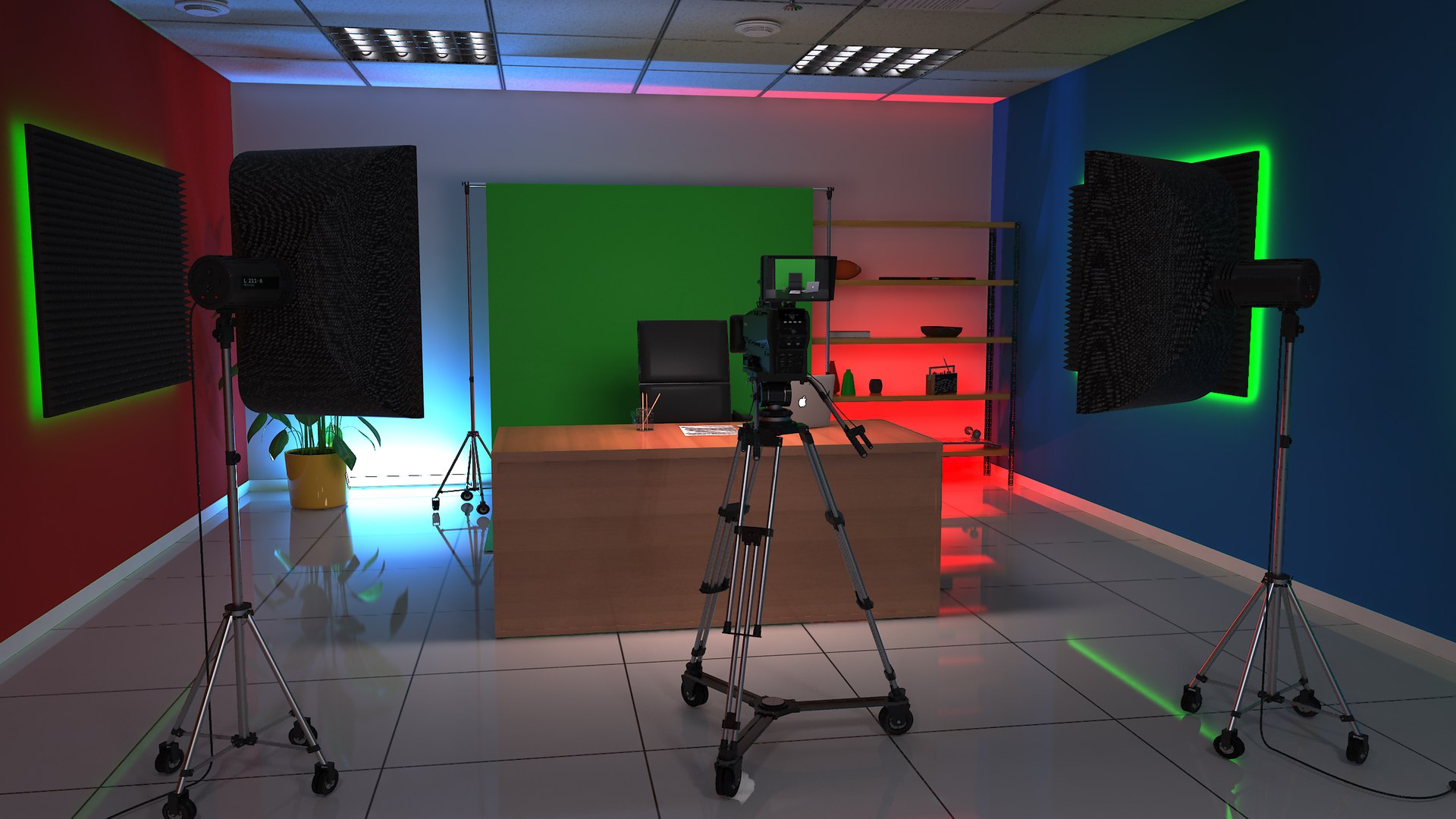 Youtuber Room Model - TurboSquid 2122969