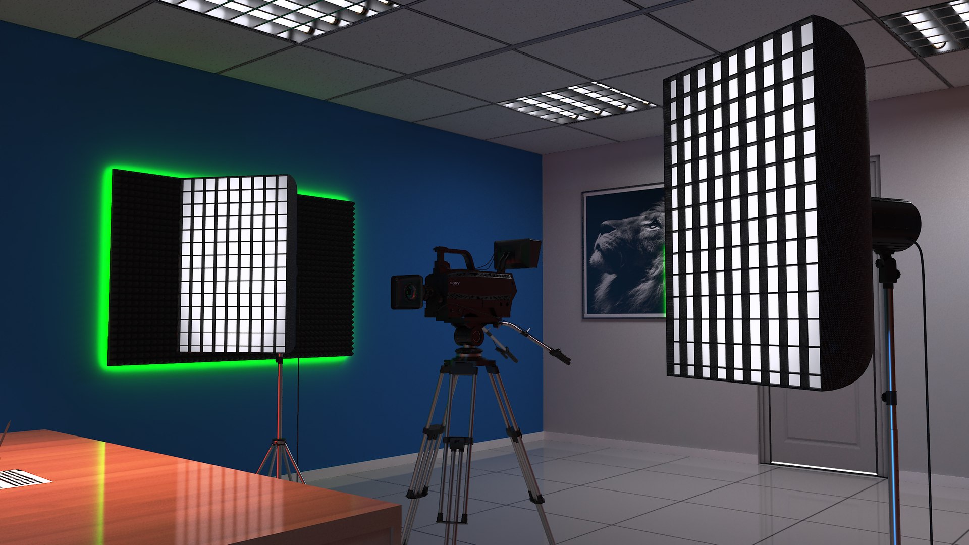 Youtuber Room Model - TurboSquid 2122969