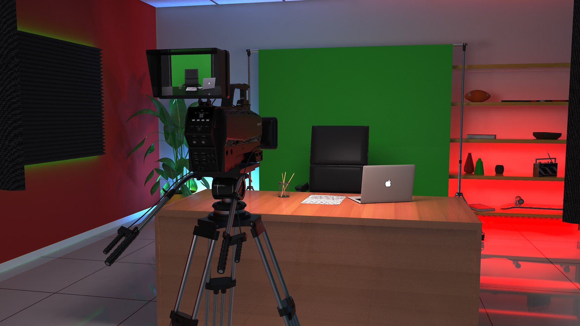Youtuber Room Model - TurboSquid 2122969