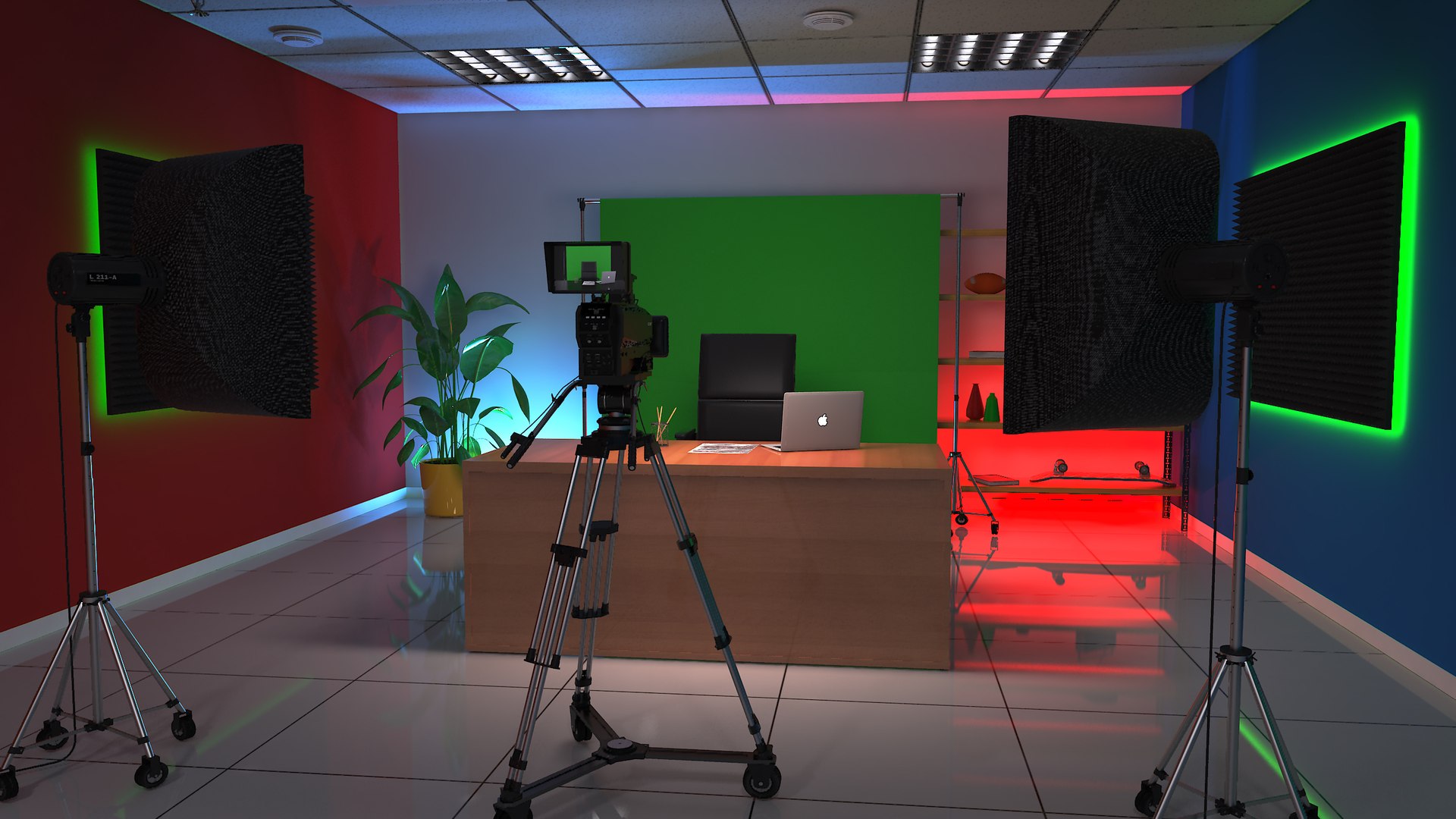 Youtuber Room Model - TurboSquid 2122969