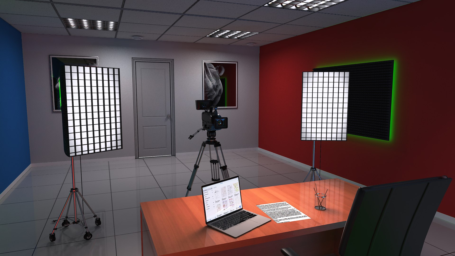 Youtuber Room Model - TurboSquid 2122969