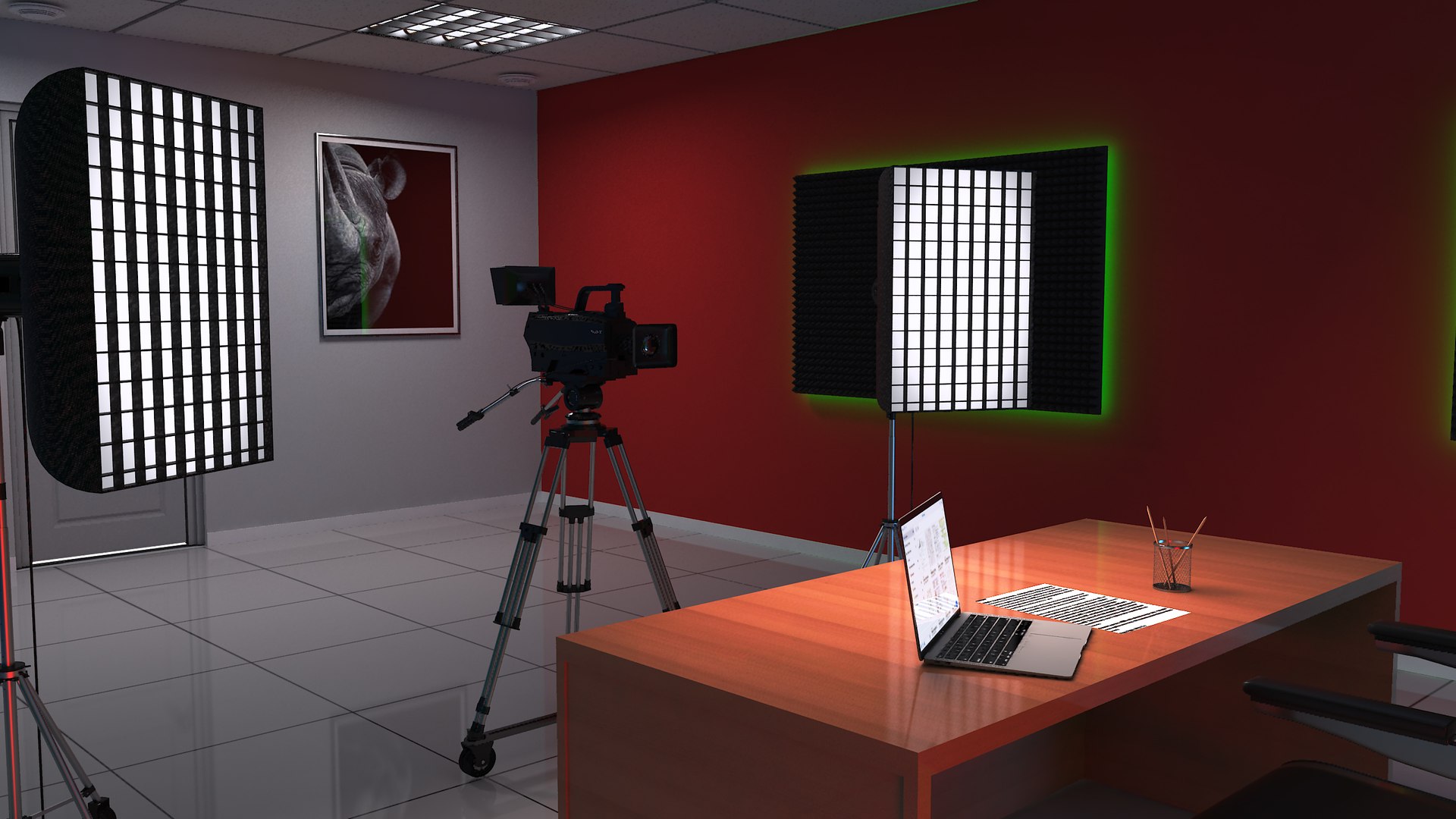 Youtuber Room Model - TurboSquid 2122969