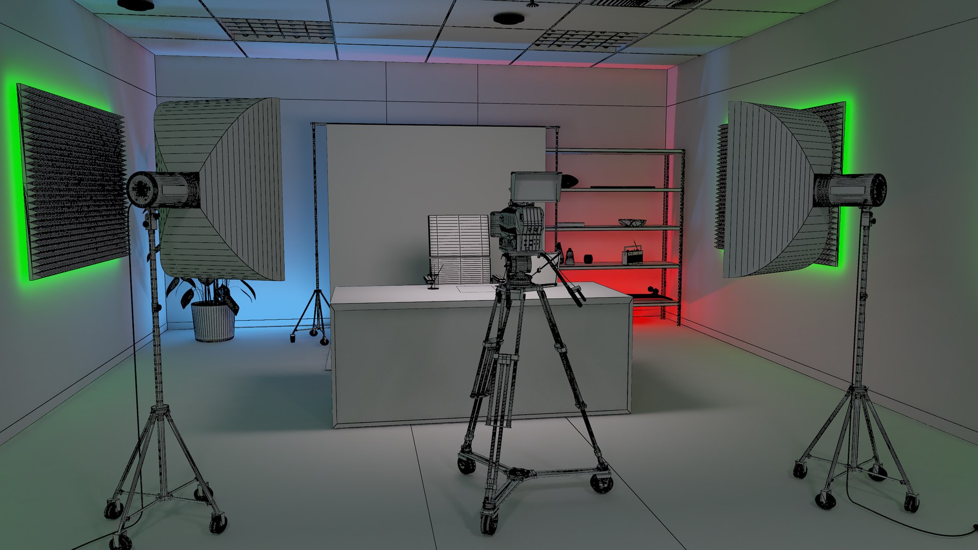 Youtuber Room Model - TurboSquid 2122969