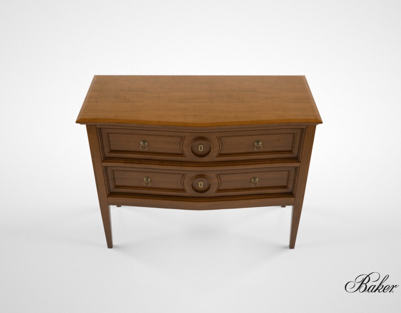 baker neo classic hall 3d model