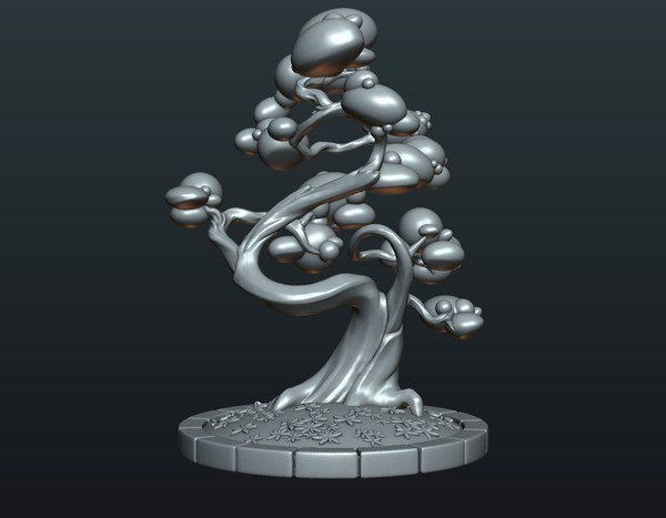 3D model print ready tree foliage - TurboSquid 1403605