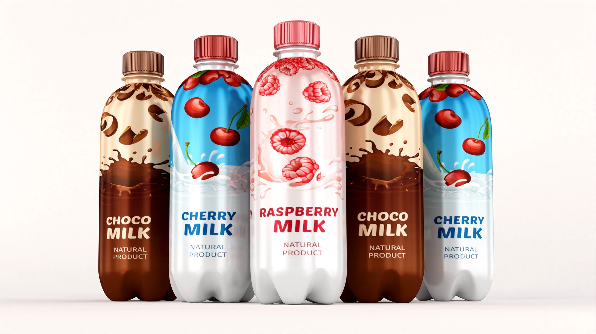 Milk Bottle 3D Model - TurboSquid 2094604