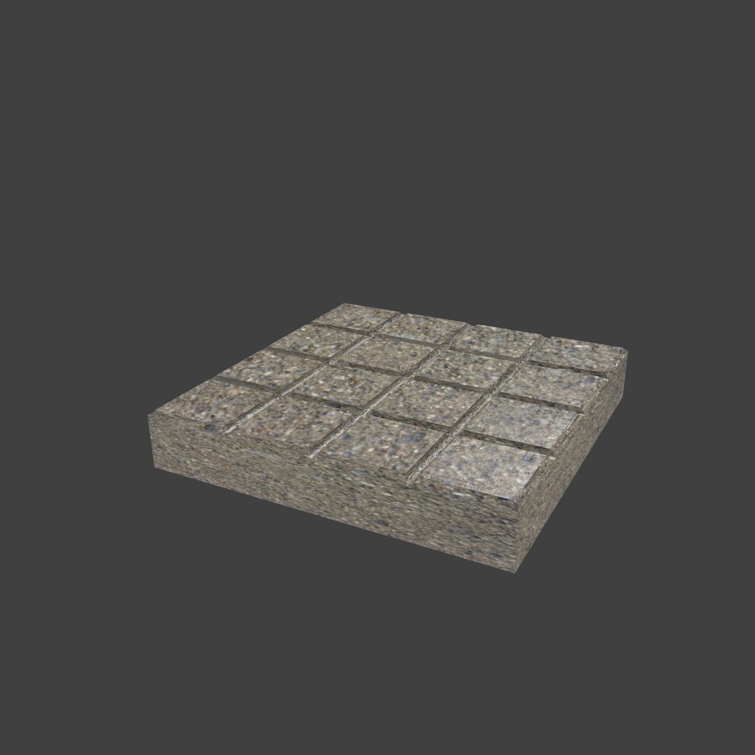 Pavement Tile 3d Model
