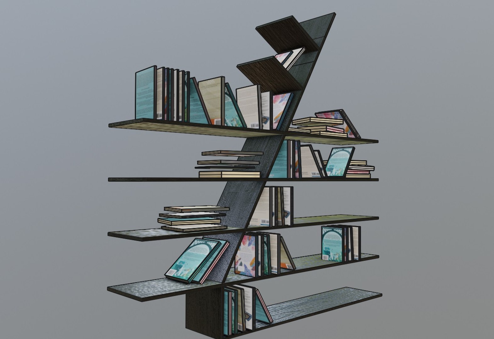 Bookshelf Book Shelf Model - TurboSquid 1395562