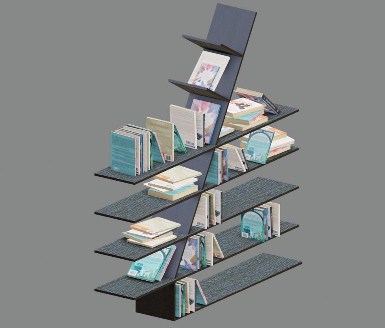 Bookshelf Book Shelf Model - TurboSquid 1395562