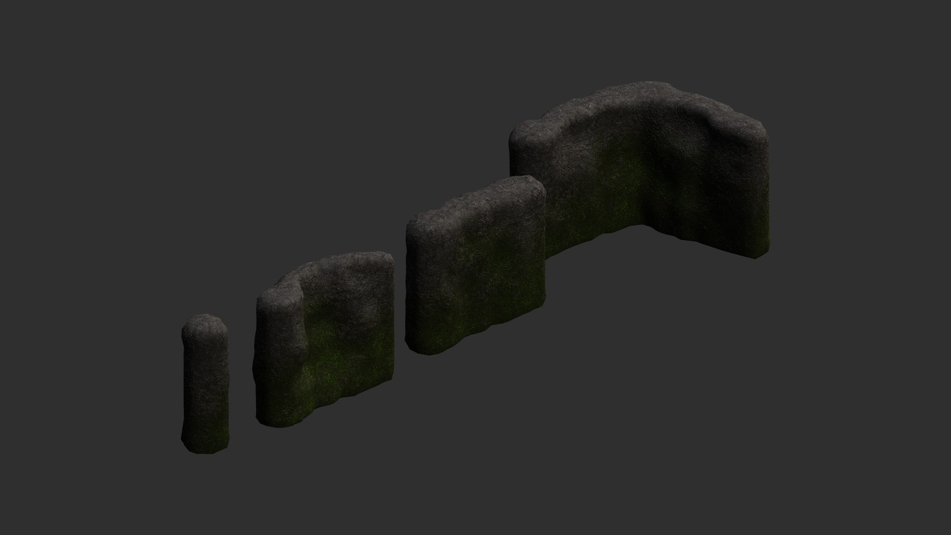 3D Model Cave Walls 1 - Moss 1 - TurboSquid 2079687