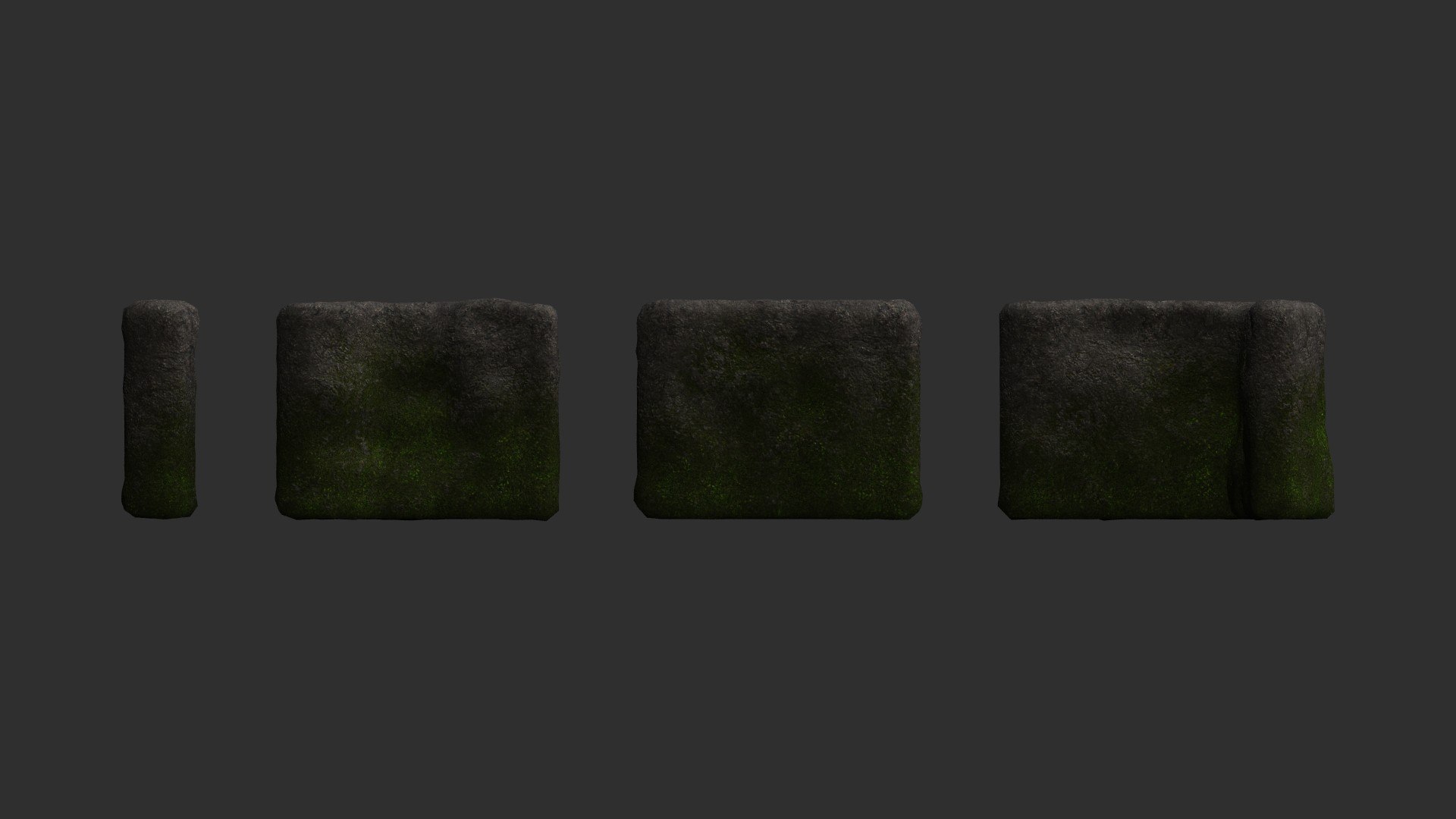 3D Model Cave Walls 1 - Moss 1 - TurboSquid 2079687
