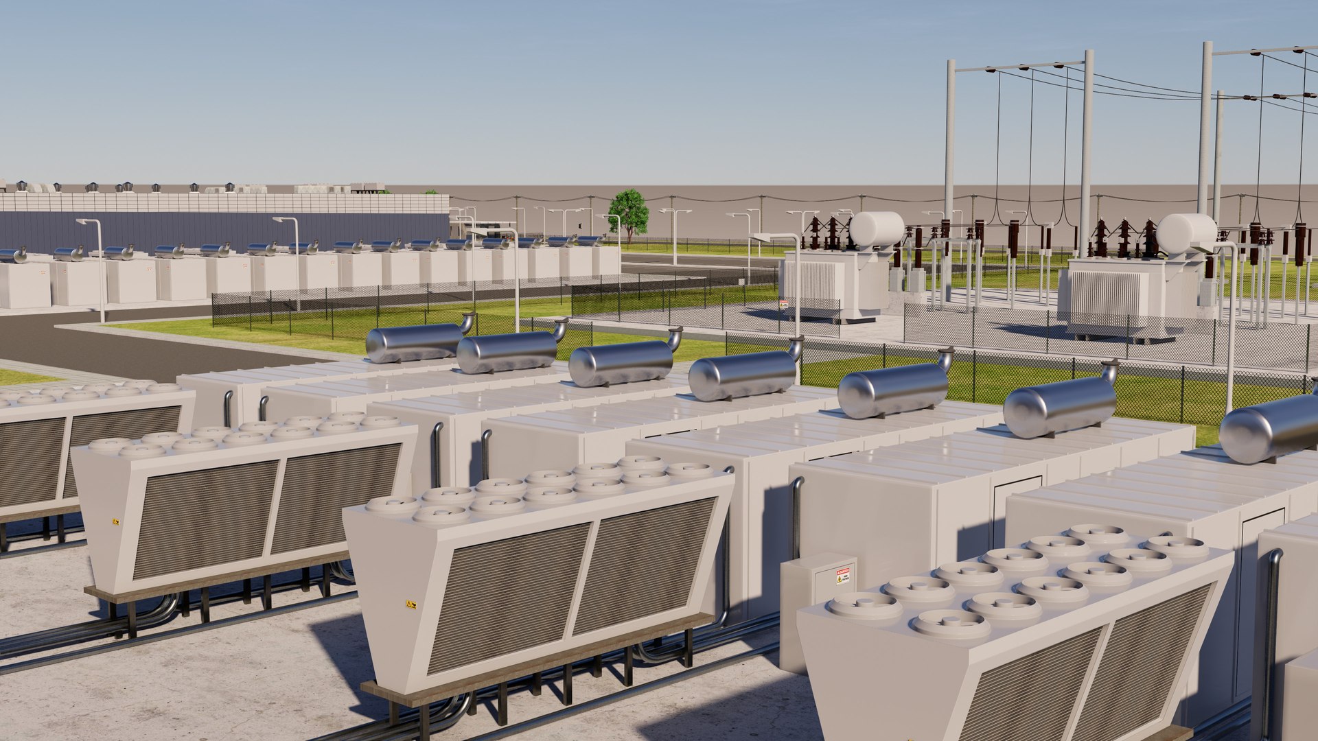 3D Data Center Area Model - TurboSquid 2294977