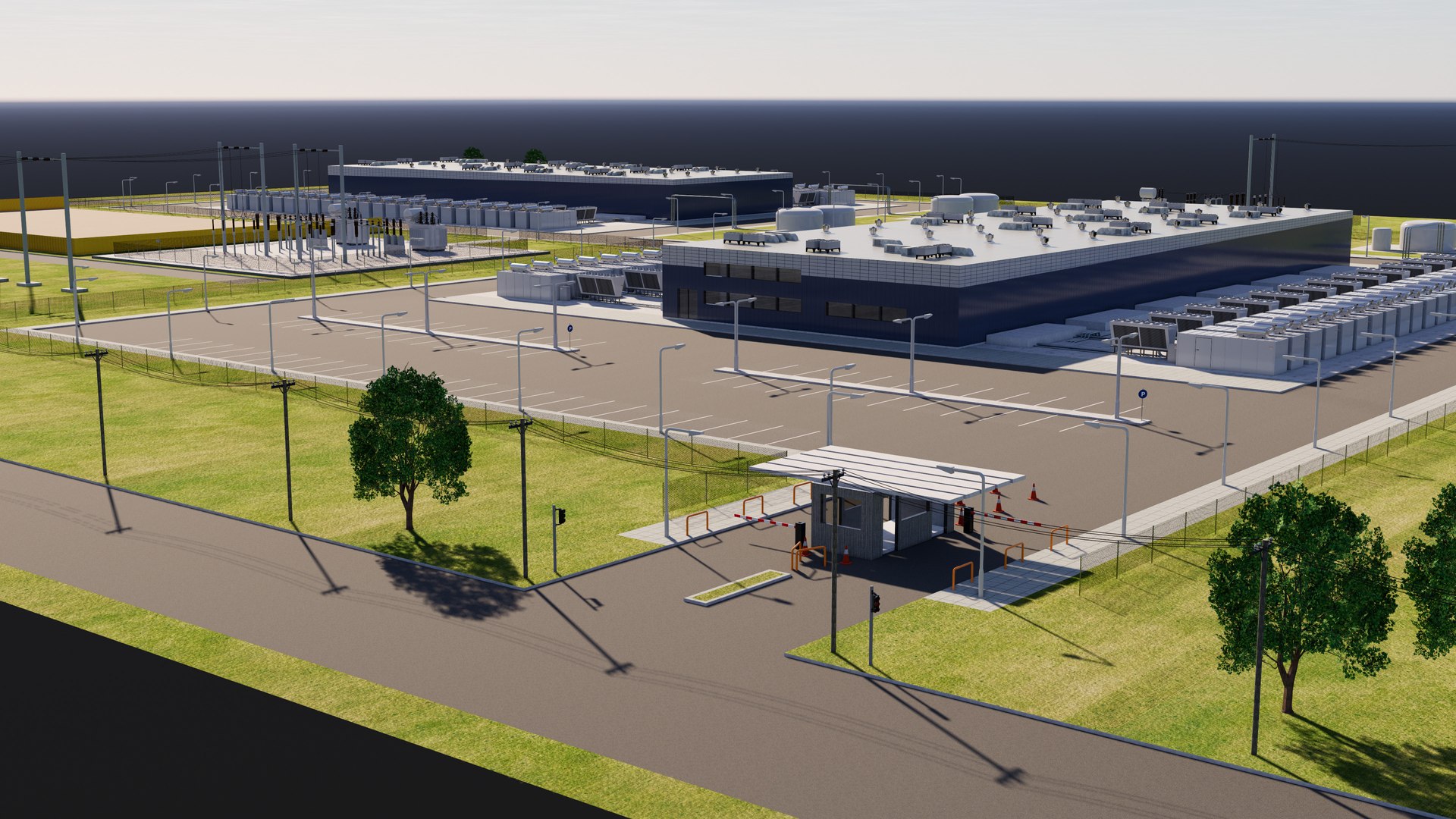 3D Data Center Area Model - TurboSquid 2294977