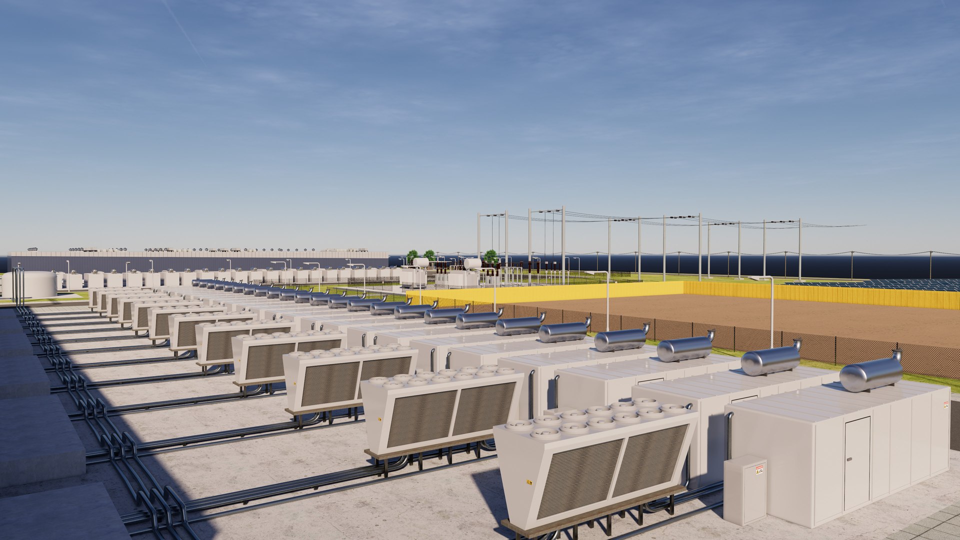 3D Data Center Area Model - TurboSquid 2294977