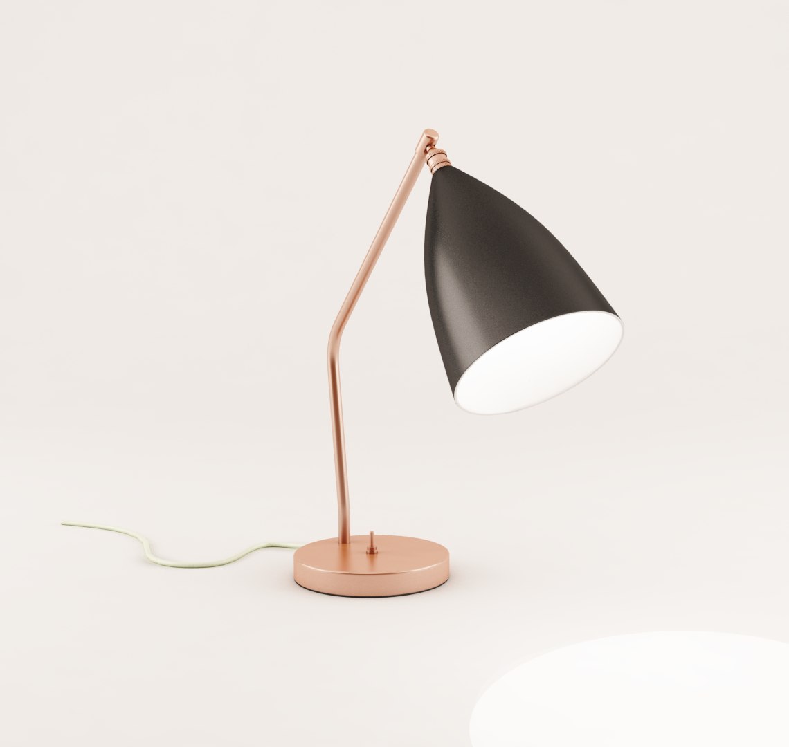 3d lamp grasshopper table