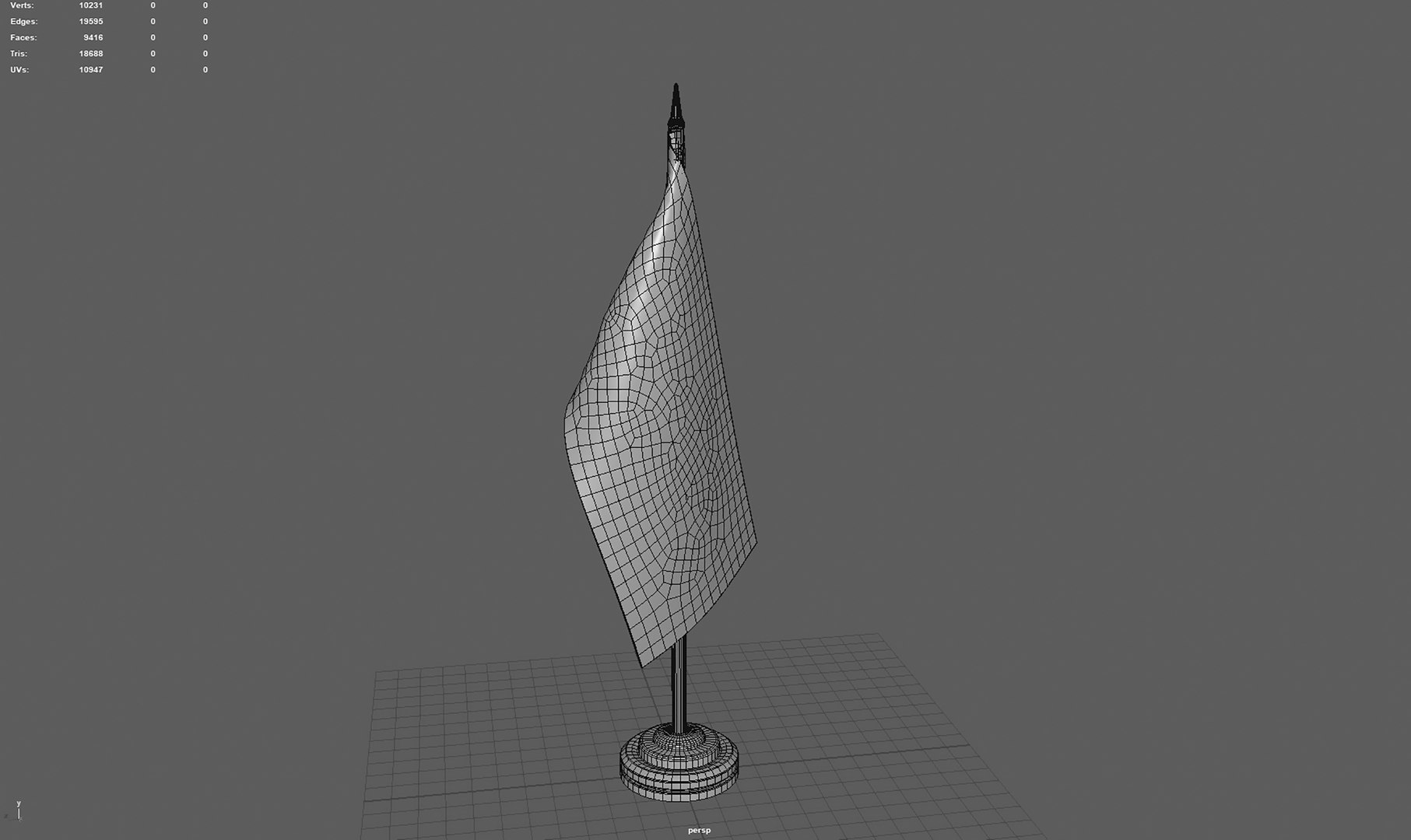 3D US Desk Flag - TurboSquid 1983096
