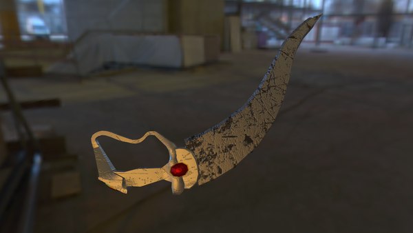 modelo 3d Daga curva - TurboSquid 1160528